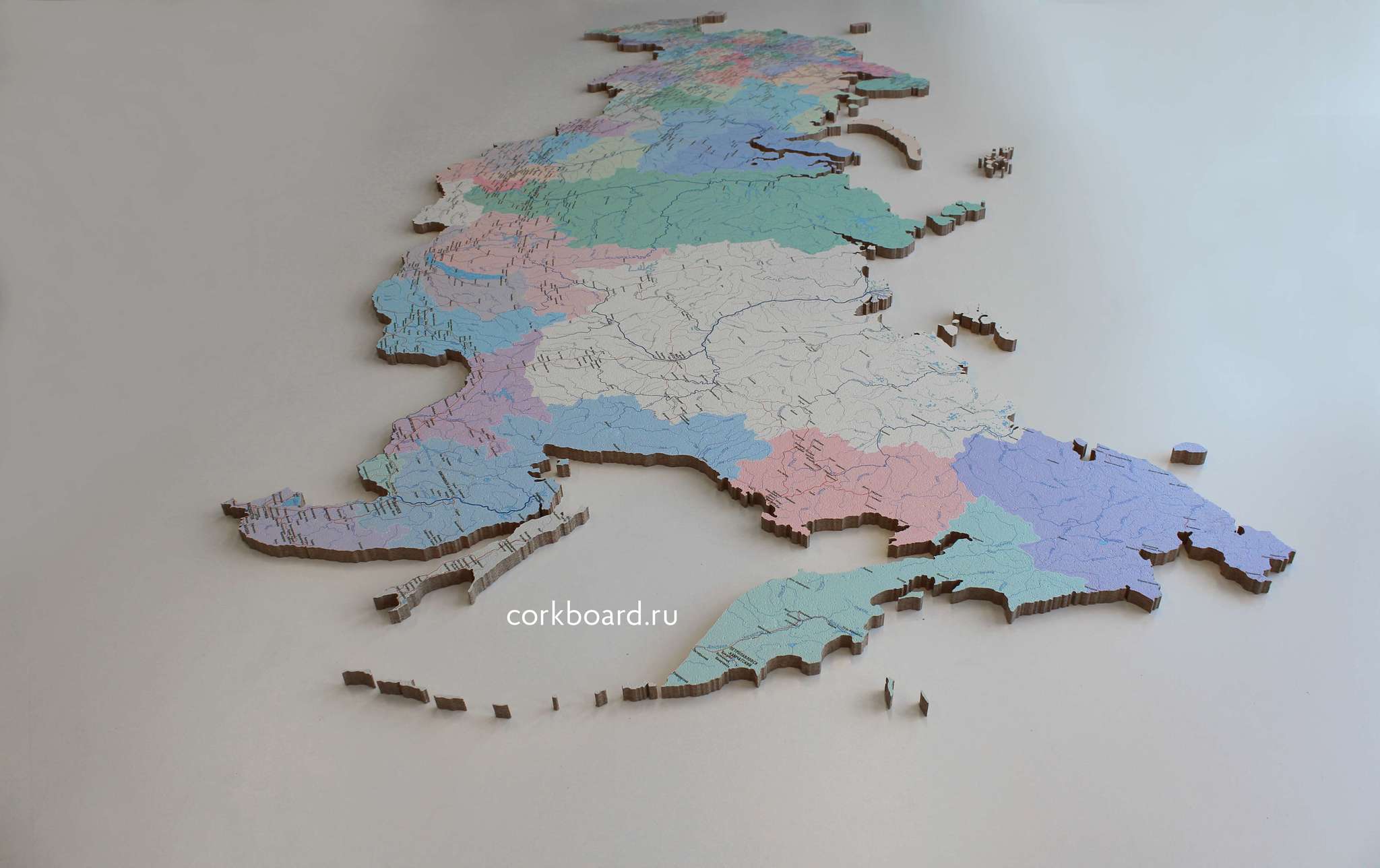 Карта россии 3d модель | Obrezka.com