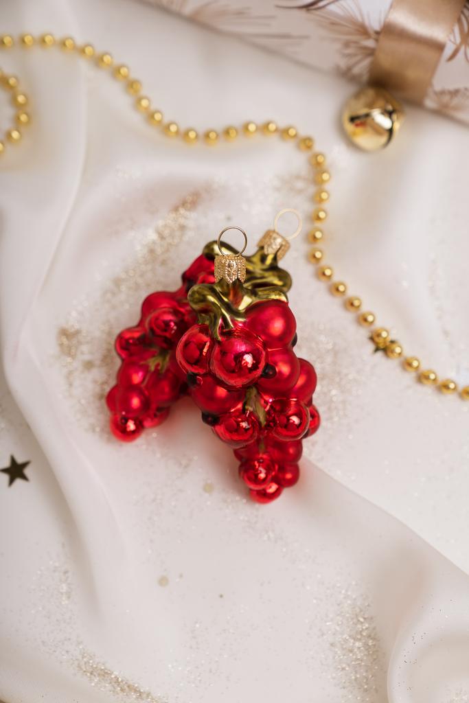 ВСЕ Елочная игрушка Красная шишка ретро купить в интернет магазине