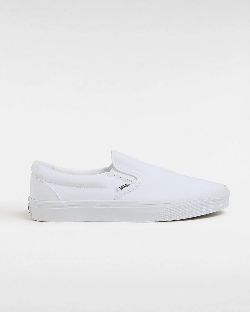 Vans classic slip on white store