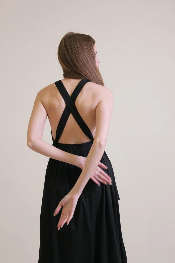 Dresses > Black sundress dress without side seam Buy from e-shop