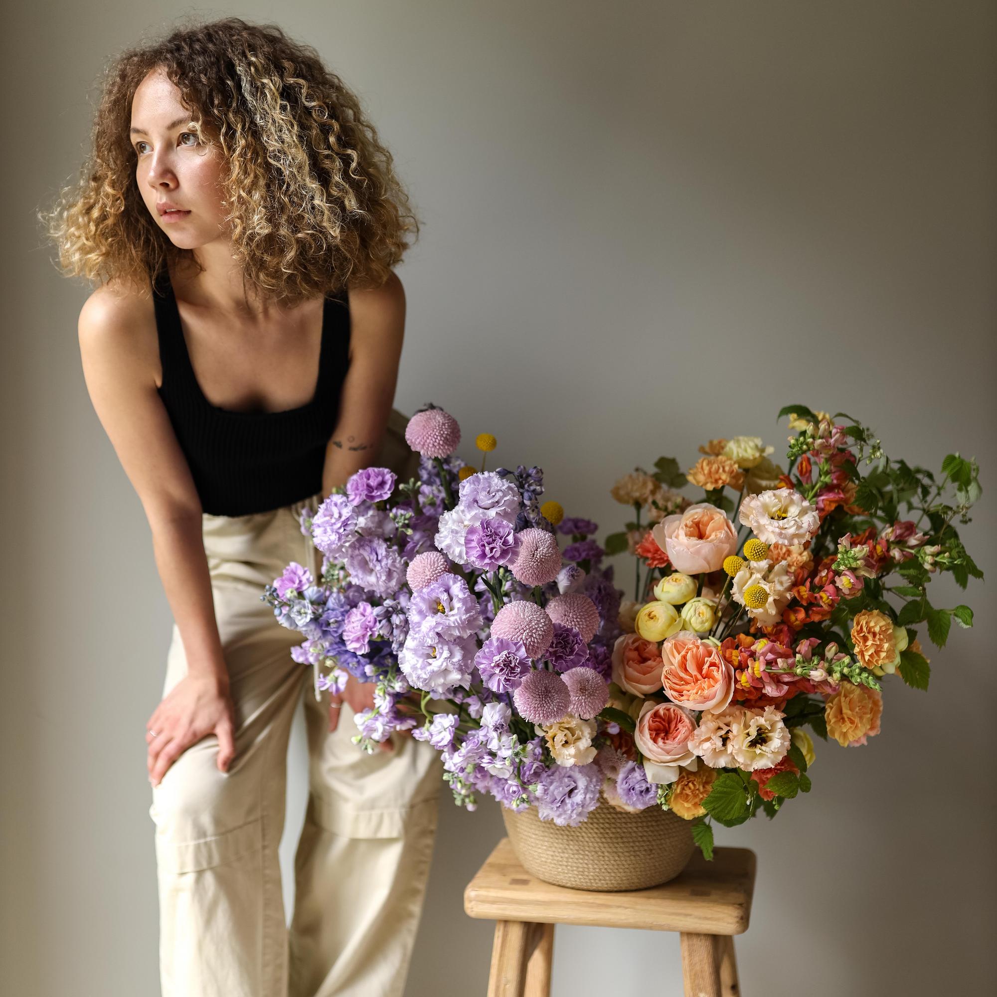 Корзина Поэма любви - купить в Москве | Flowerna