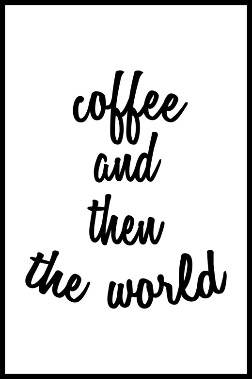 ПОСТЕР BUT FIRST COFFEE купить в интернет-магазине Postermarkt