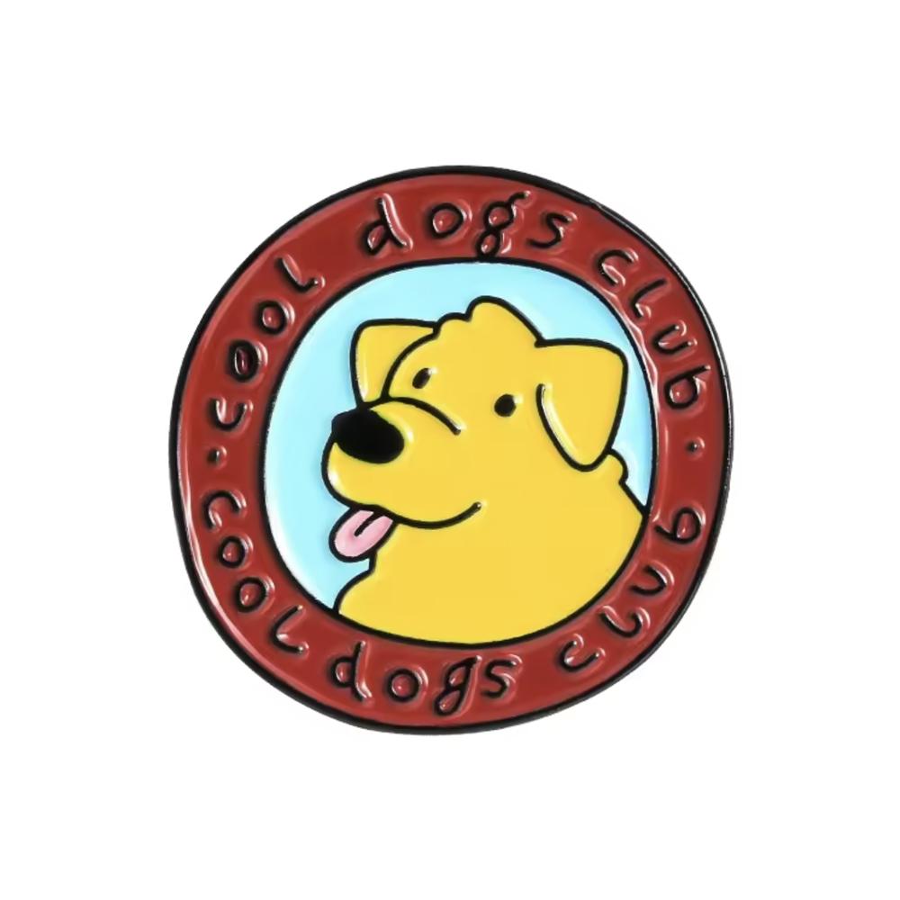 Эмалированный значок ГОВОРЮ ТОЛЬКО С СОБАКОЙ - купить в интернет ...